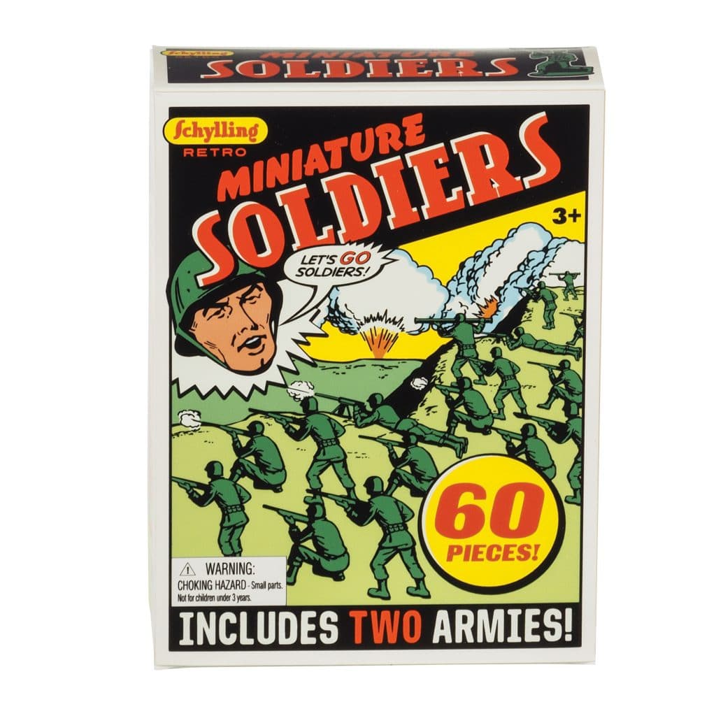 Mini Soldiers | Classic 60-Pack Plastic Army Mini Soldiers