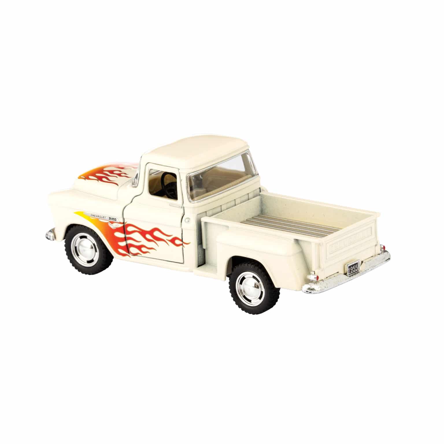 Diecast 55' Chevy Pickup Flames | Classic Schylling Toy Vehicle