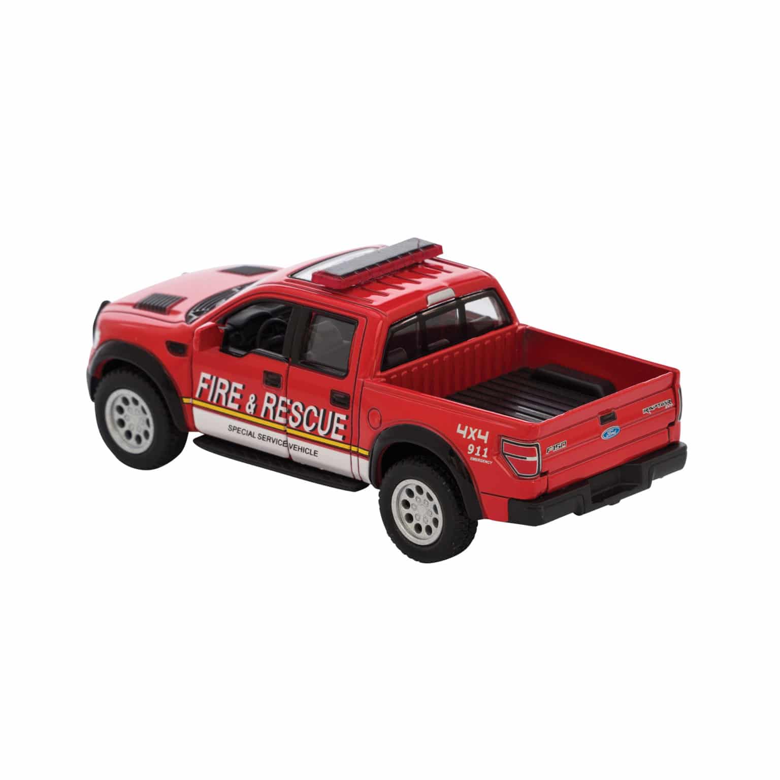 Diecast Raptor Fire-Police Rescue - Schylling
