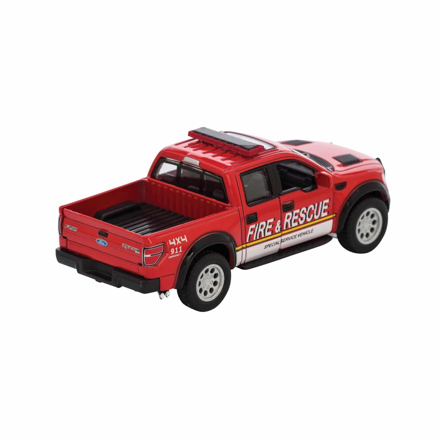 Diecast Raptor Fire-Police Rescue - Schylling