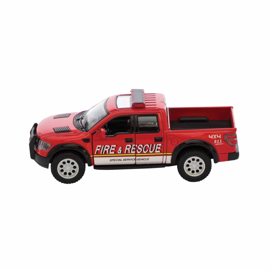 Diecast Raptor Fire-Police Rescue - Schylling
