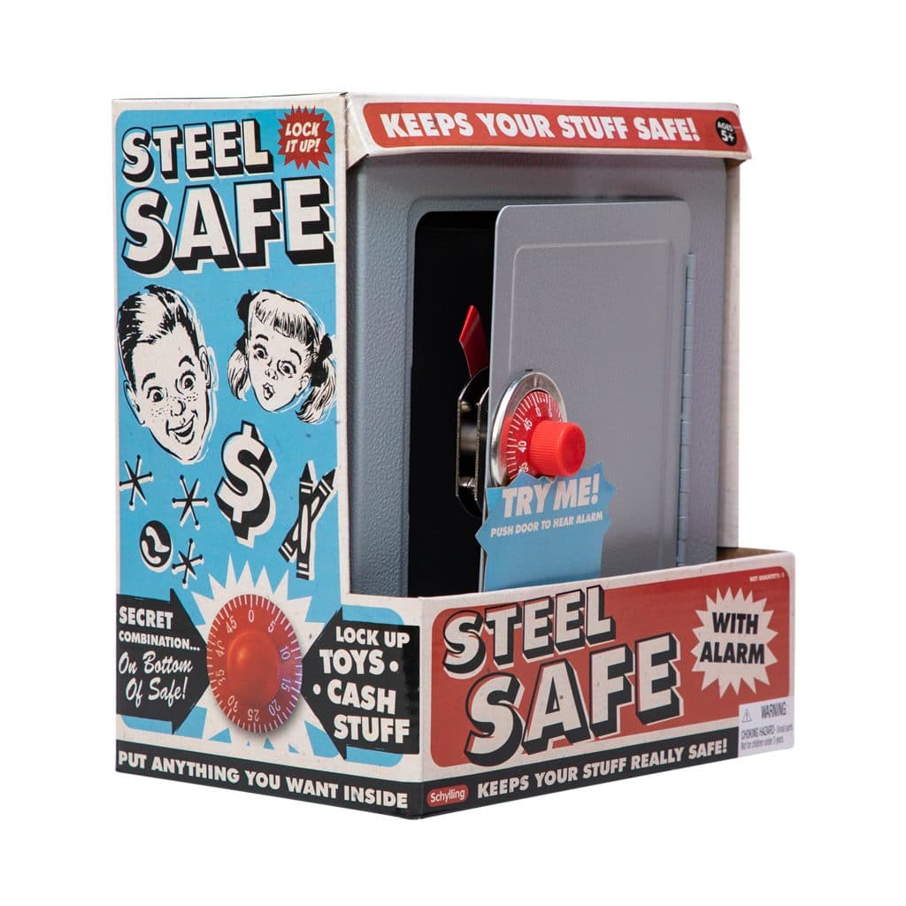 Steel Safe W/ Alarm - Schylling