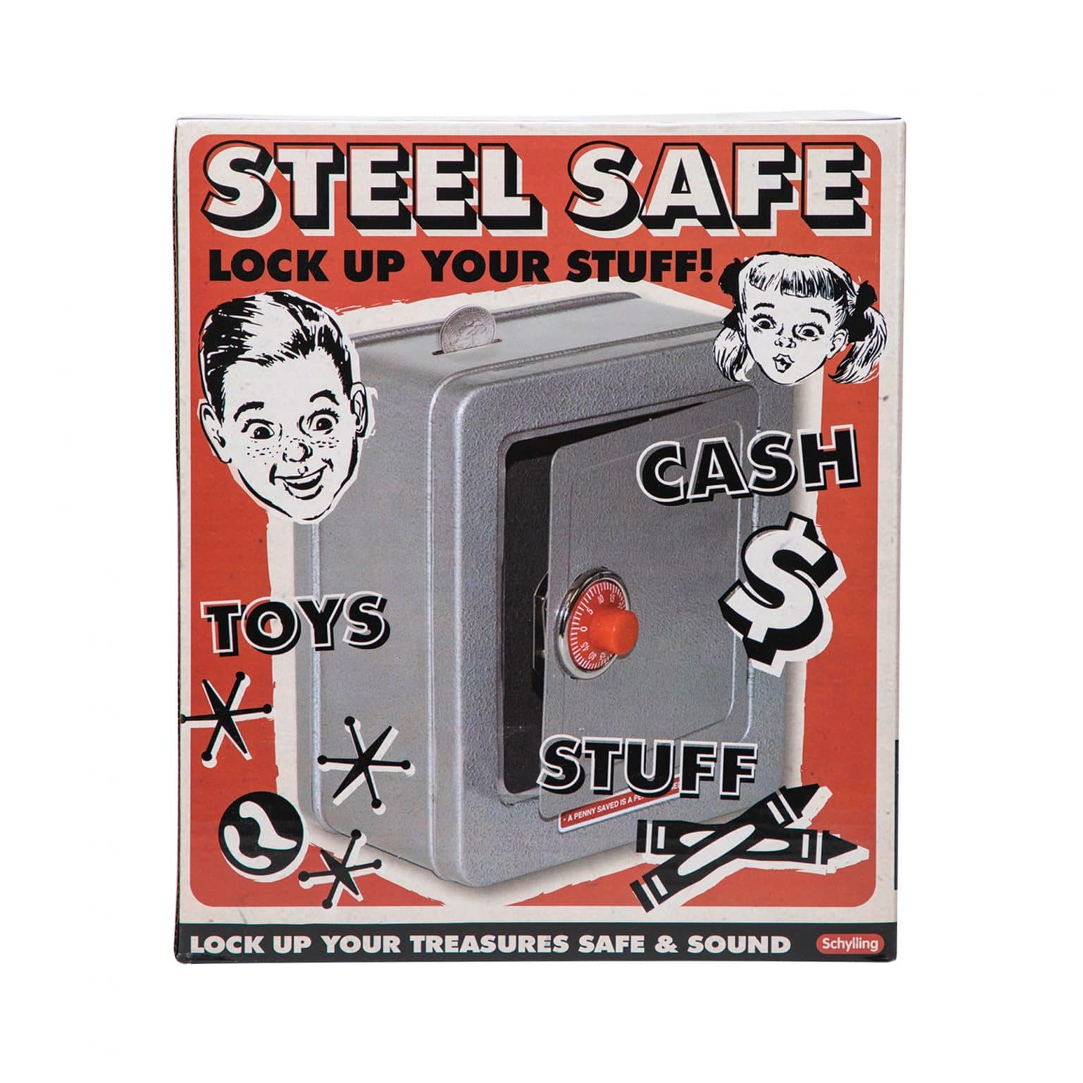 Steel Safe W/ Alarm - Schylling