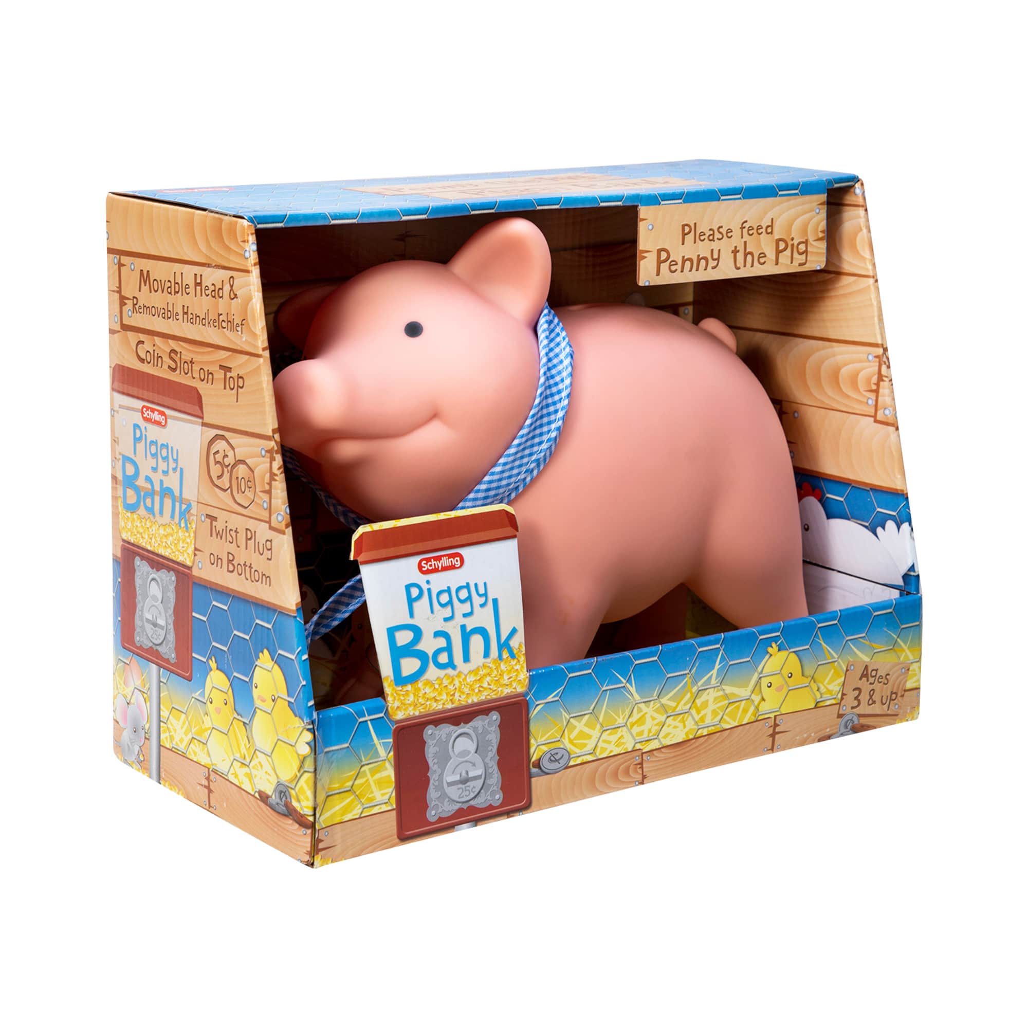 Rubber Piggy Bank - Schylling