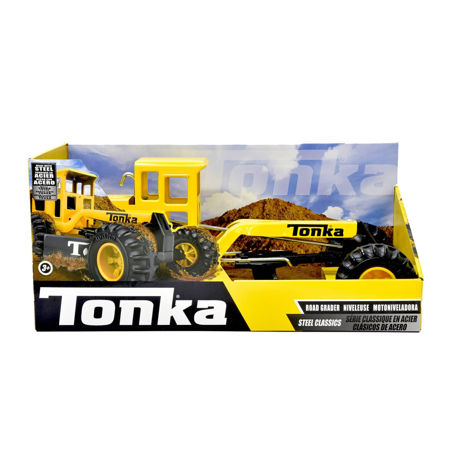Tonka® Steel Classics Road Grader | Real Steel Toy Truck