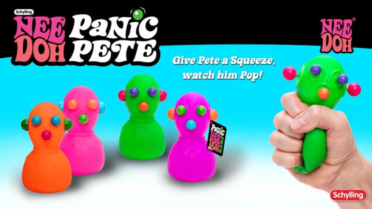 NeeDoh® Panic Pete | Squishy Stress Toy with Pop-Out Eyes