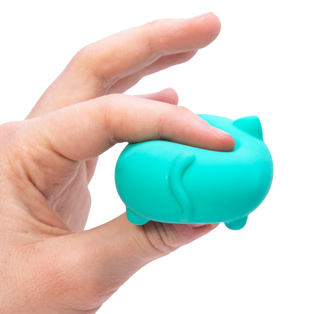 Teenie NeeDoh® Cool Cats | Mini Cat Sensory Squish 3-Pack