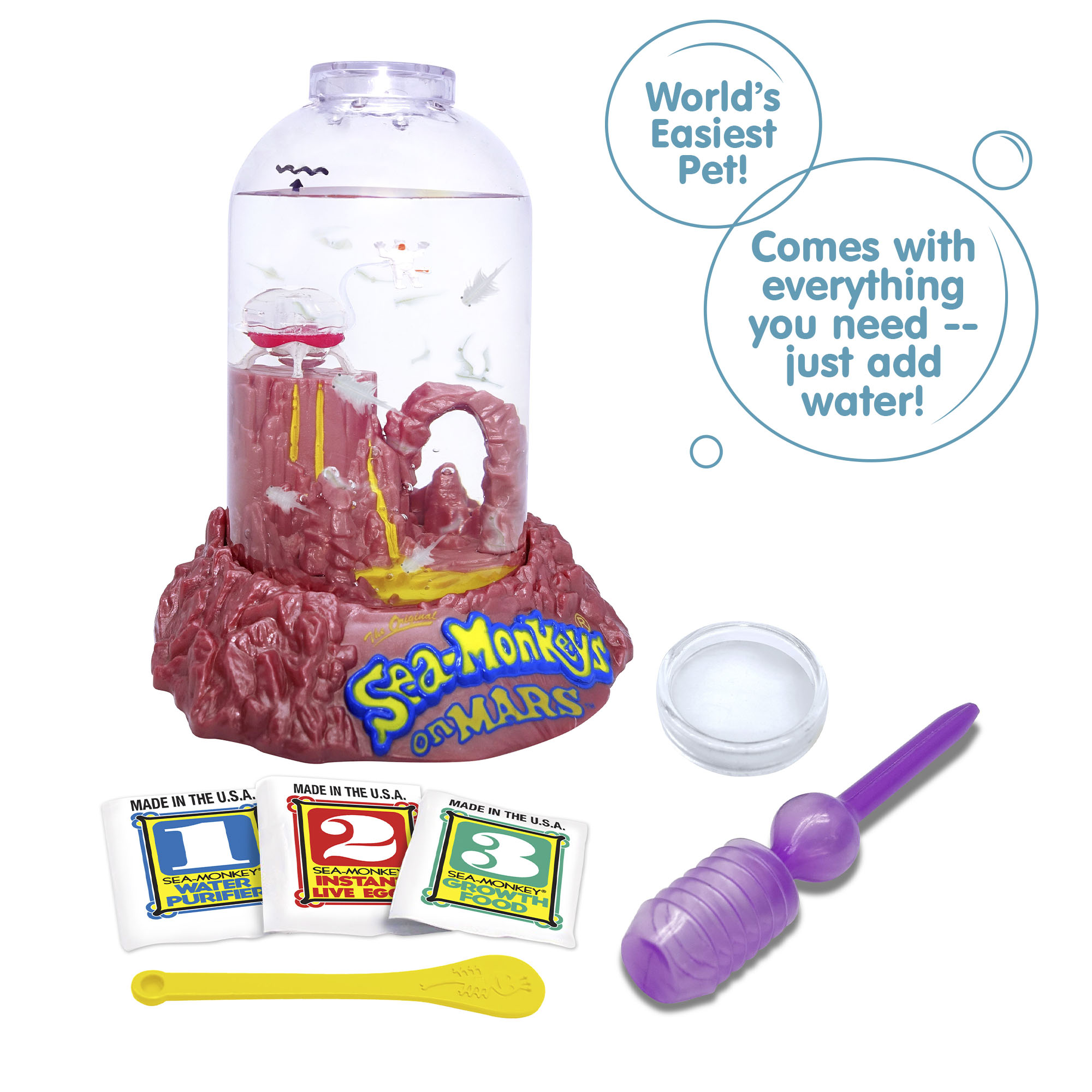 Sea-Monkeys® On Mars | Cosmic Aquarium with Martian Landscape