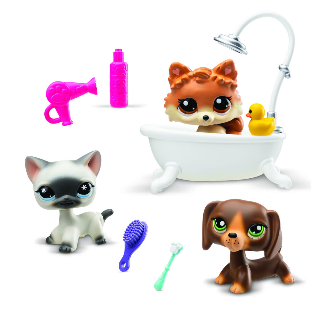 Littlest Pet Shop Grooming Spa Play Pack - Play Set with Three Pets and ...