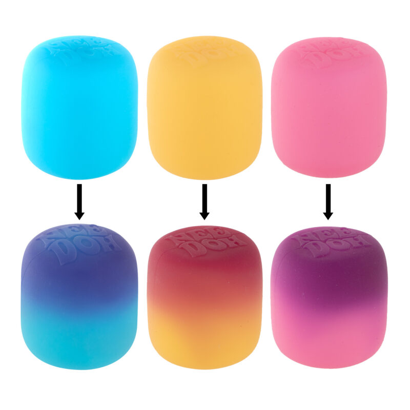 Schylling NeeDoh Mello Mallo - Sensory Toy That Changes Color in the Sun