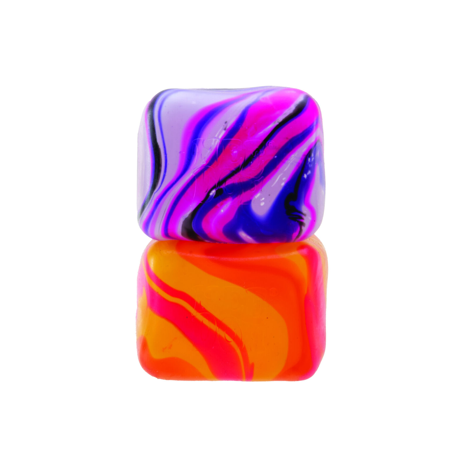 Schylling NeeDoh Nice Cube Swirl - Sensory Toy with a Super Solid Squish
