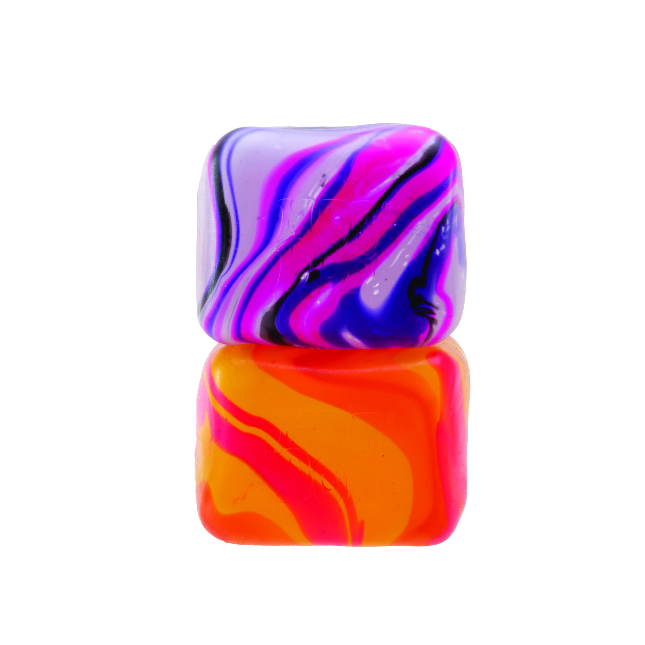 Schylling NeeDoh Nice Cube Swirl - Sensory Toy with a Super Solid Squish