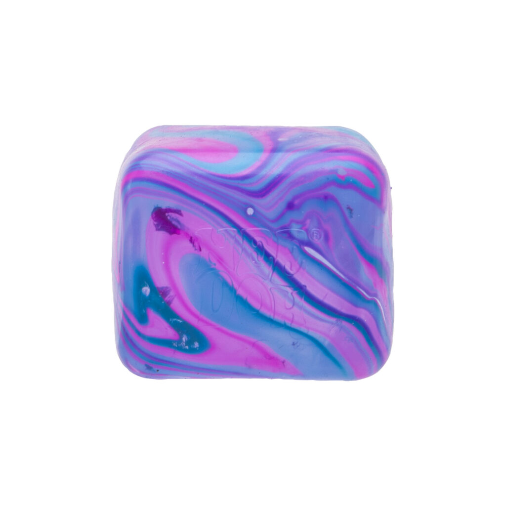 Schylling NeeDoh Nice Cube Swirl - Sensory Toy with a Super Solid Squish